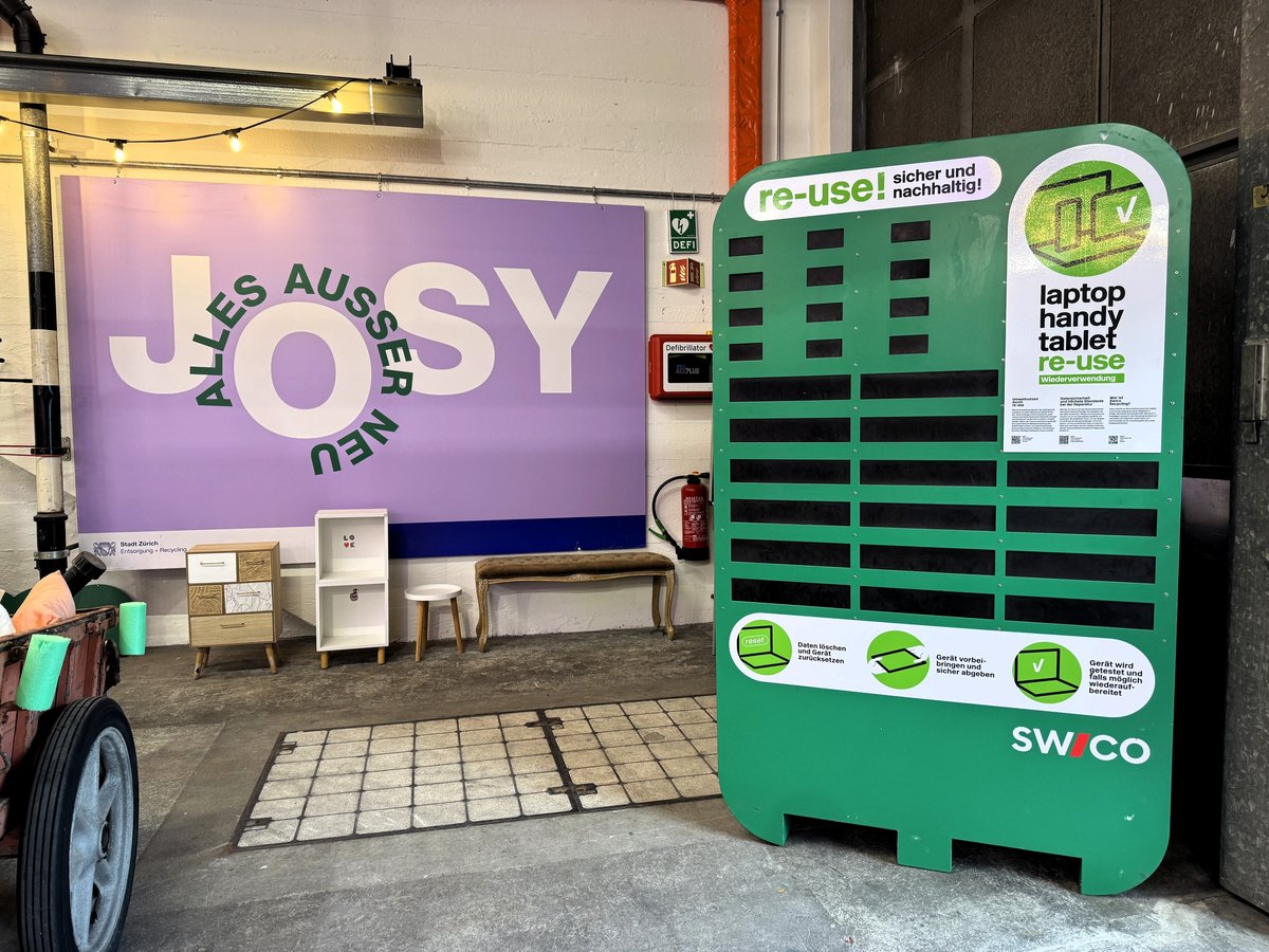 Mehr als Recycling: Wie Swico ReUse-Potenziale testet - Swiss Recycle